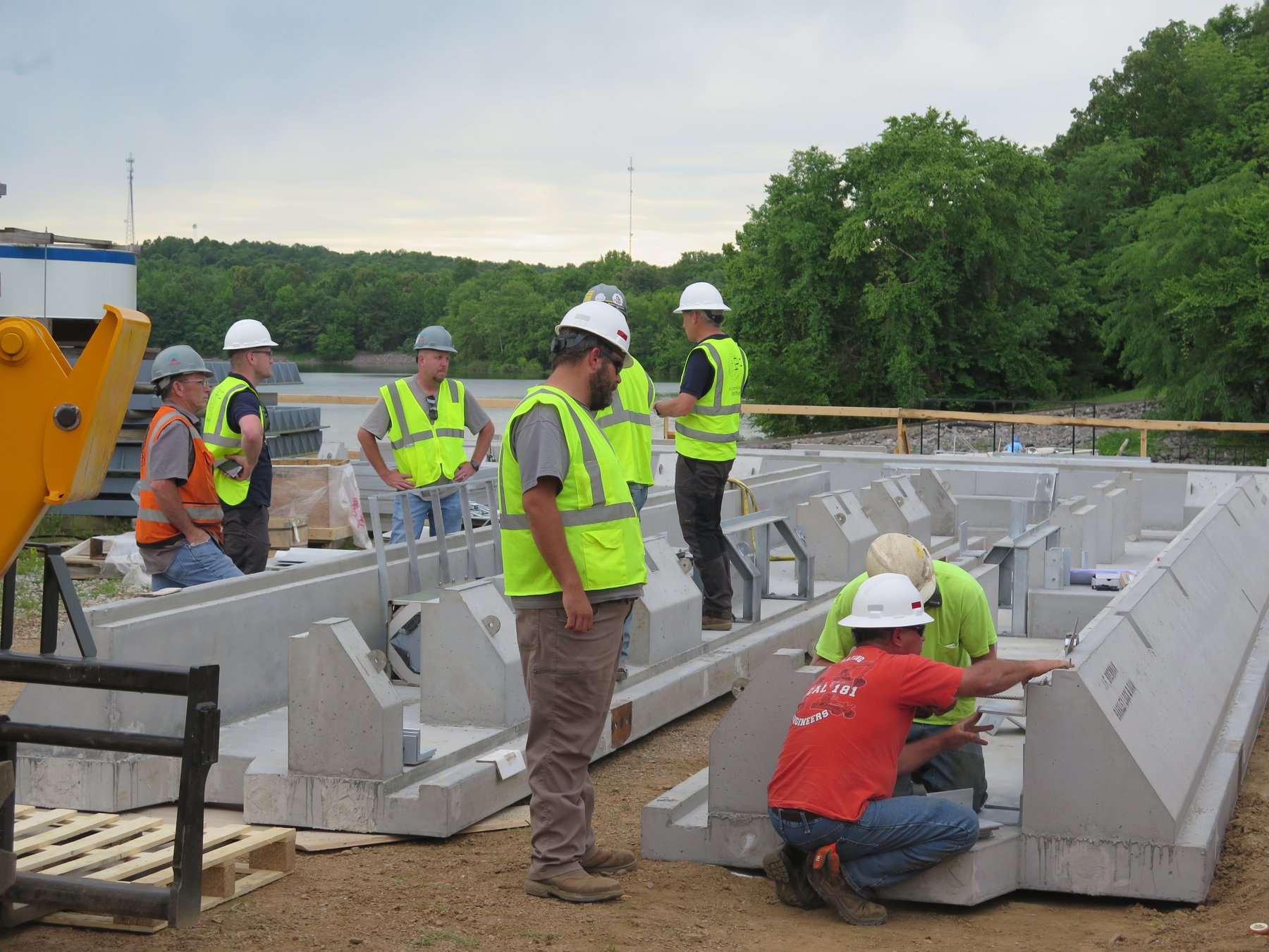 Installing a Bio-Acoustic Asian Carp Barrier System