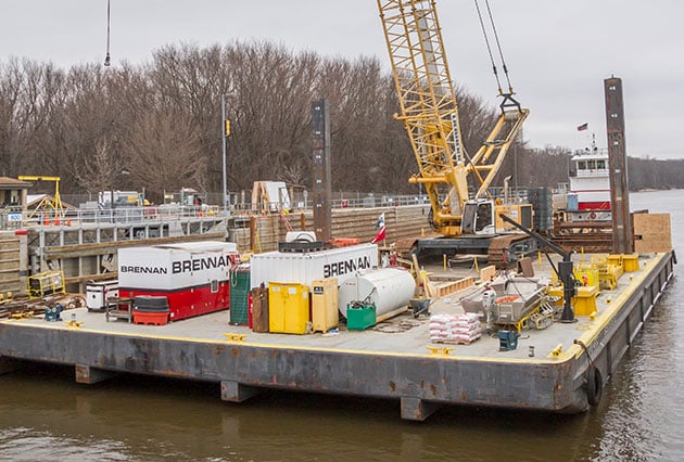 Dam Construction | Cofferdams | J.F. Brennan Company