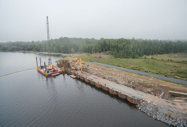 Dam Construction | Cofferdams | J.F. Brennan Company