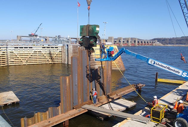 Dam Construction | Cofferdams | J.F. Brennan Company
