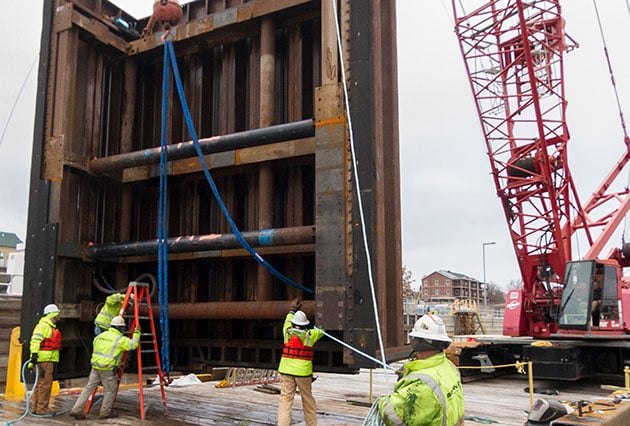 Dam Construction | Cofferdams | J.F. Brennan Company