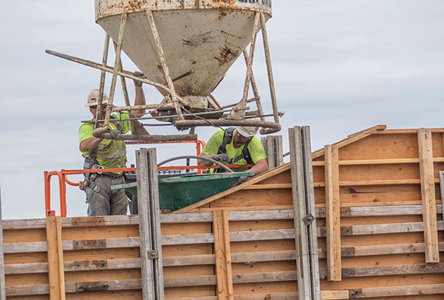 Dam Construction | Concrete Mass Pours | J.F. Brennan