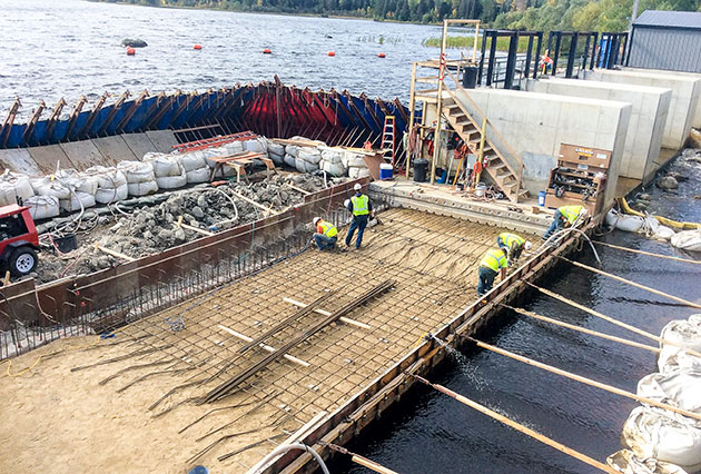 Dam Construction | Concrete Mass Pours | J.F. Brennan