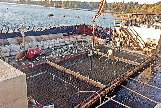 Dam Construction | Concrete Mass Pours | J.F. Brennan