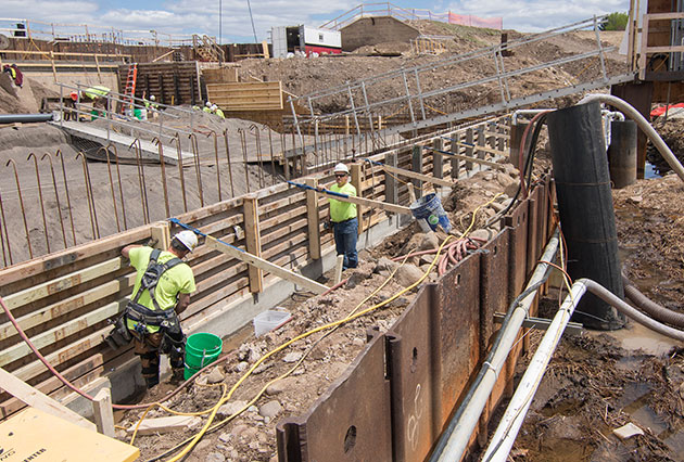 Dam Construction | Concrete Mass Pours | J.F. Brennan
