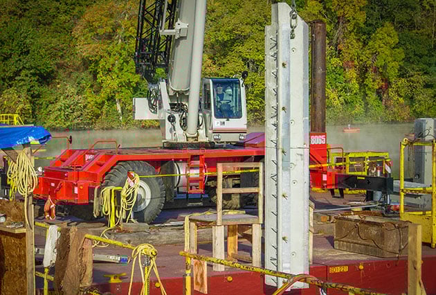 Dam Construction | Precast Concrete Placement | J.F. Brennan Company