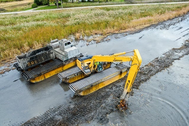 Amphibious Dredging & Wetland Remediation | J.F. Brennan Company