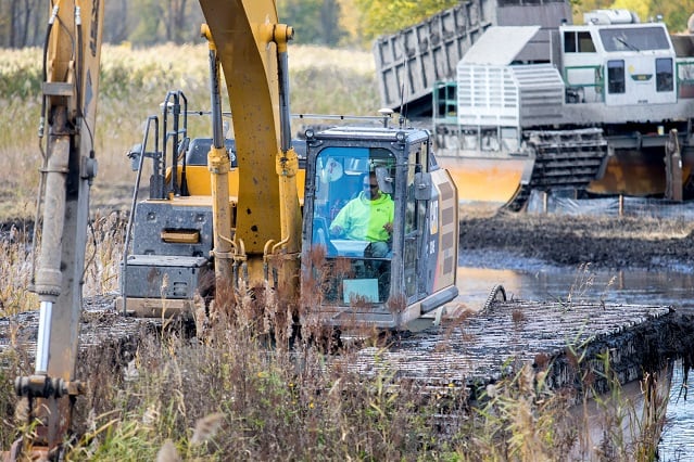 Amphibious Dredging & Wetland Remediation | J.F. Brennan Company