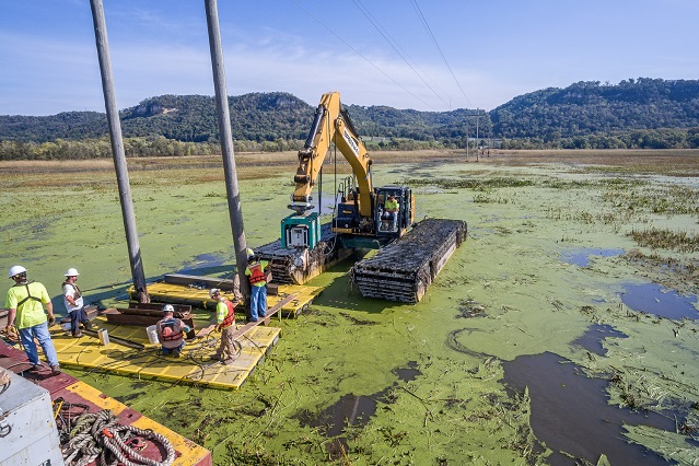 Amphibious Dredging & Wetland Remediation | J.F. Brennan Company