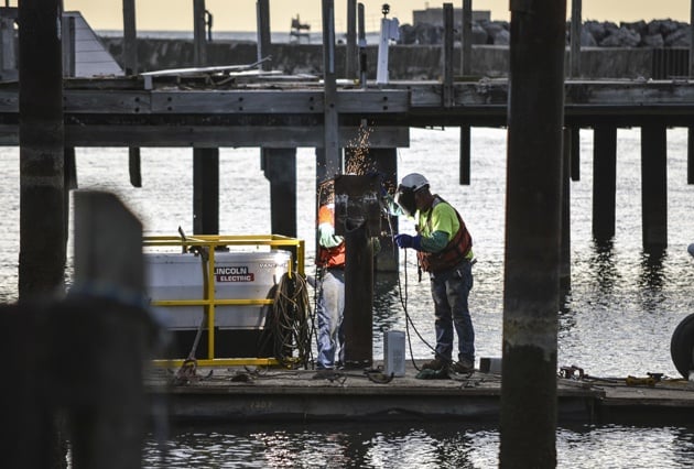 Industrial Dock & Barge Terminal Construction | J.F. Brennan Company