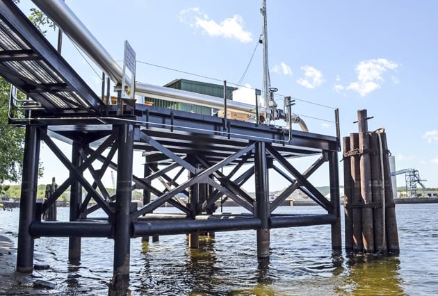 Industrial Dock & Barge Terminal Construction | J.F. Brennan Company