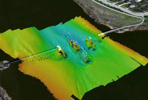 Hydrographic Survey | Railroad Bridges | J.F. Brennan Company